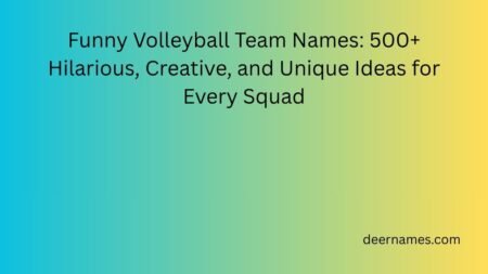 Funny Volleyball Team Names: 500+ Hilarious, Creative, and Unique Ideas ...